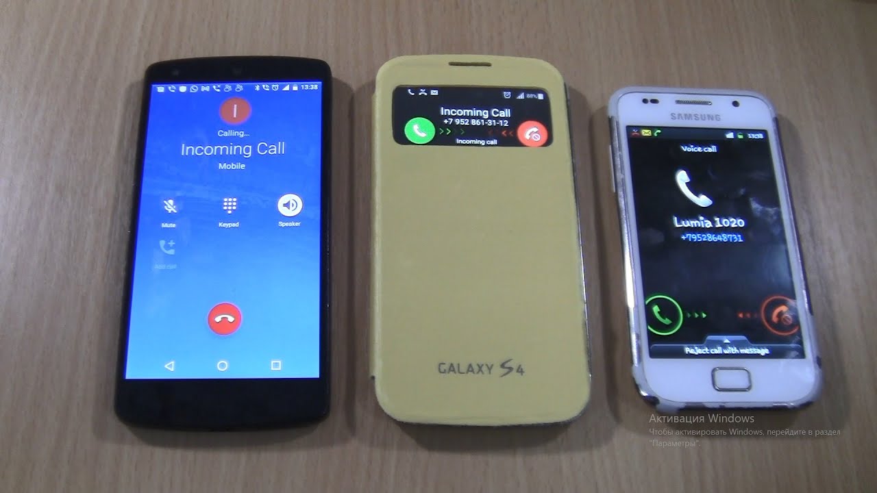 Over the Horizon Incoming call&Outgoing call at the Same Time Samsung S ...