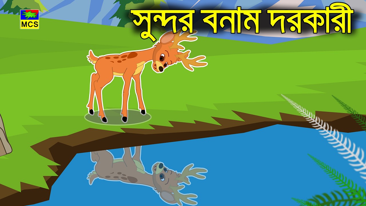 হরিণ এবং তার শিং | DEER AND HIS HORN | BENGALI MORAL STORIES | NEW ...