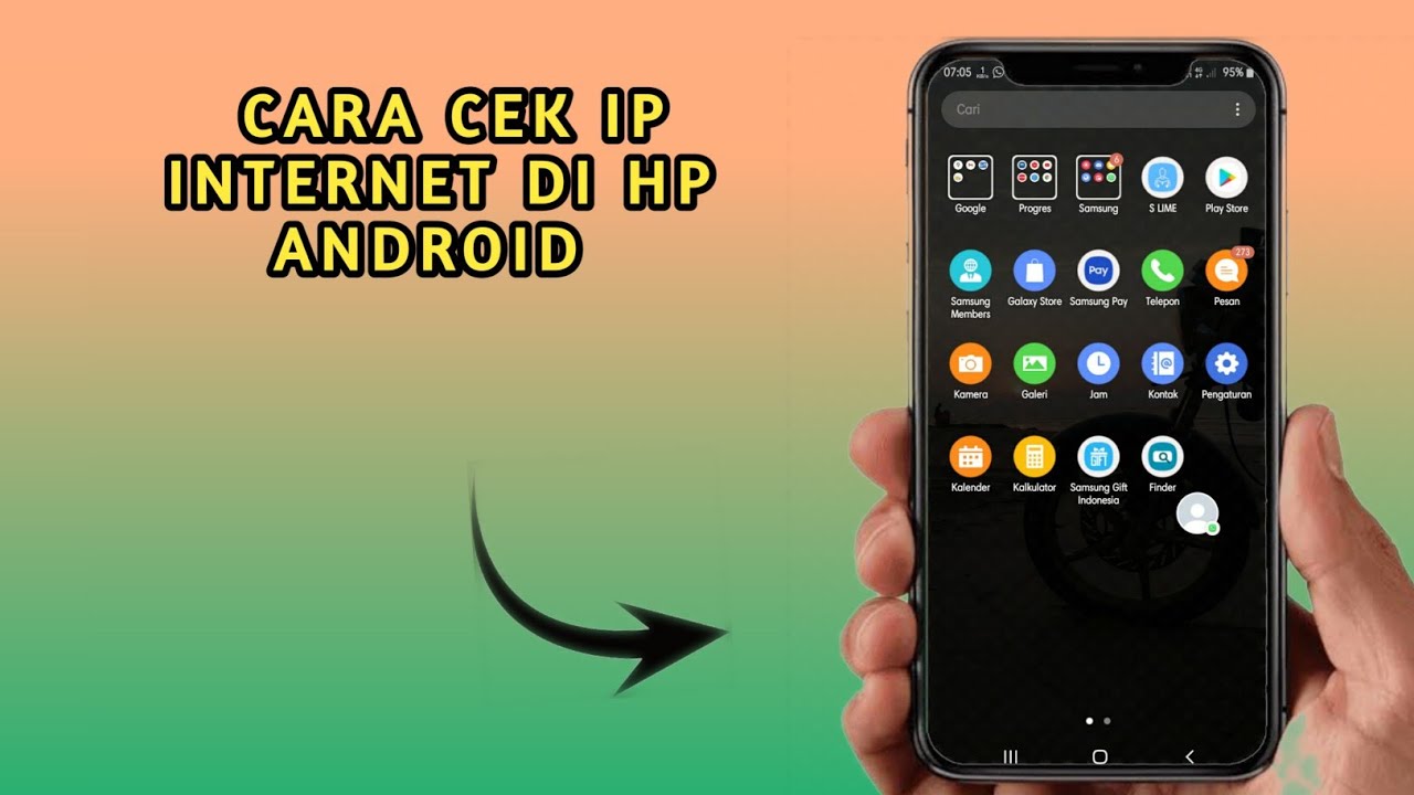 cara cek ip internet di hp android - YouTube