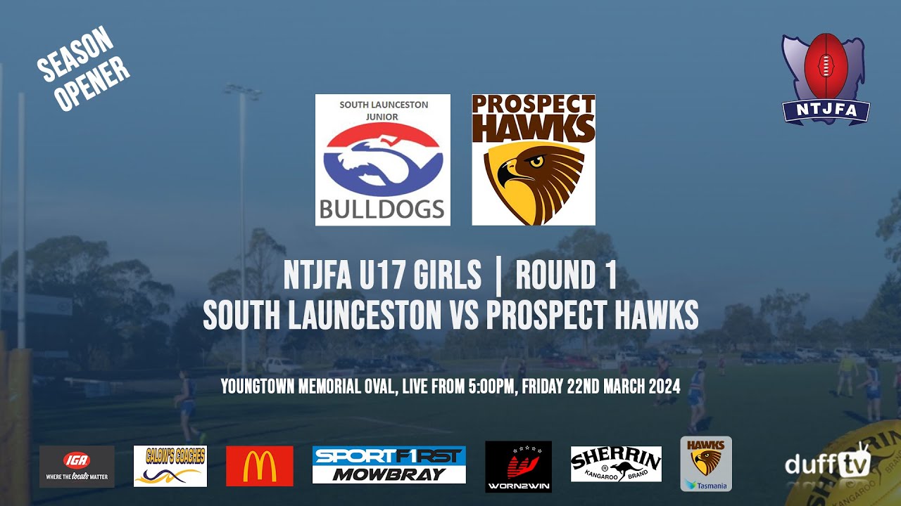 South Launceston vs Prospect Hawks Gold | NTJFA U17 Girls Round 1 - YouTube