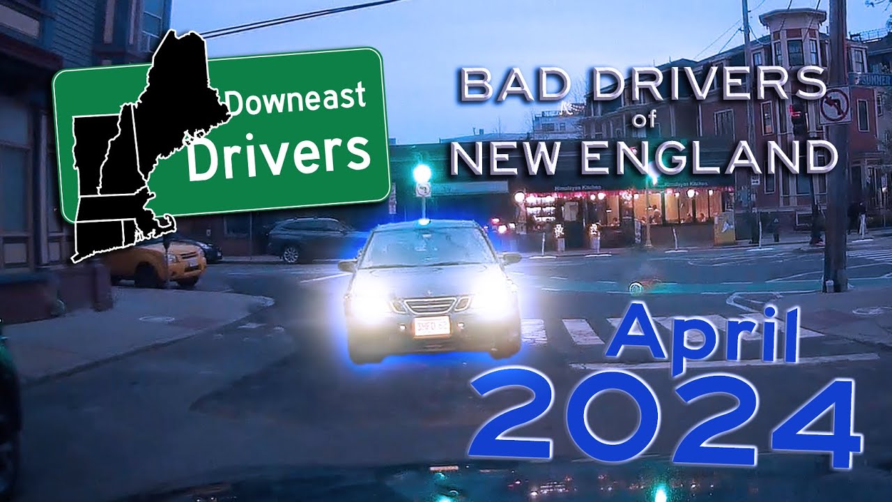 LATE ON THE DRAW | Bad Drivers of New England - April 2024 - YouTube