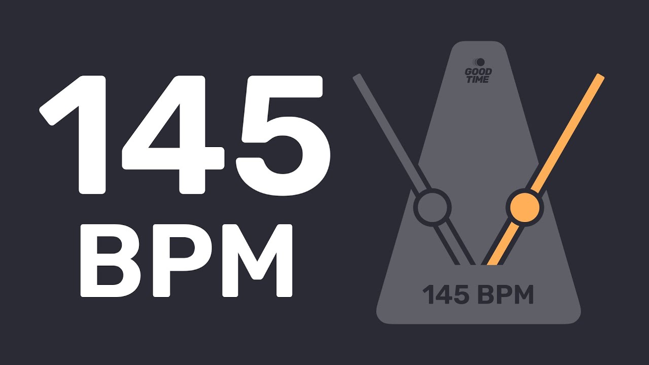 145 BPM Metronome | Good Time - YouTube