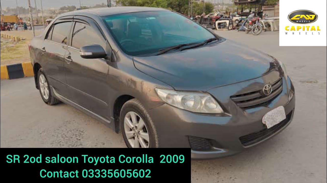 SR 2od saloon Toyota Corolla 2009||for sale in Islamabad - YouTube
