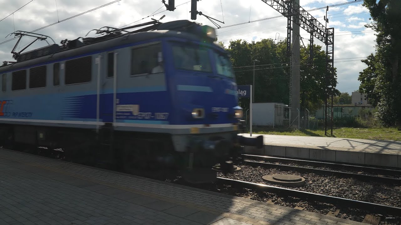 Poland, IC train ride from Elbląg to Gdańsk Wrzeszcz - YouTube