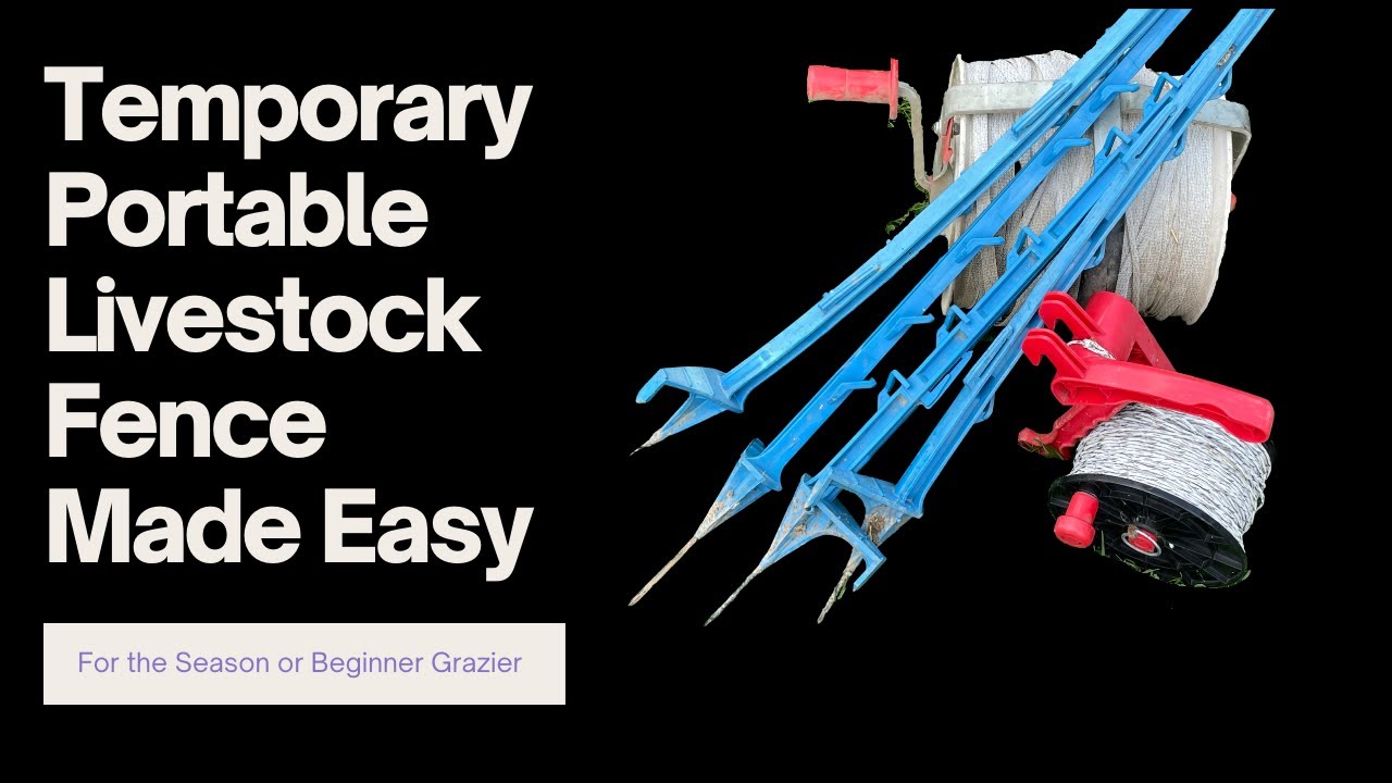 Setting temporary fence made easy. Tips and tricks to make the job ...