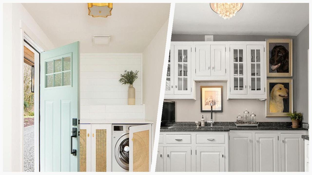 75 Orange Laundry Room Design Ideas You'll Love ♡ - YouTube