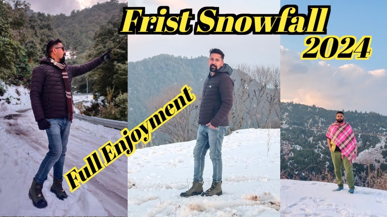 Frist Snowfalls 2024 🌨️|| Full Enjoying🔥|| Chhani Churani🤘|| Chakrata ...
