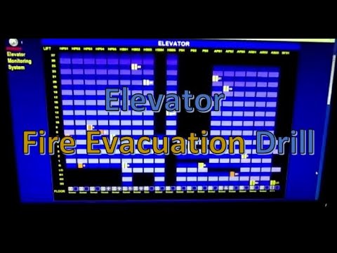 Elevator Monitoring System During Fire Evacuation Drill - YouTube