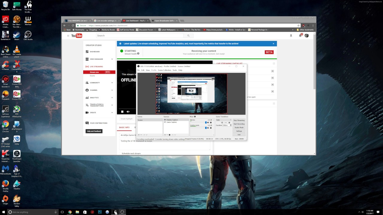 4k 60fps Game Stream Test - YouTube