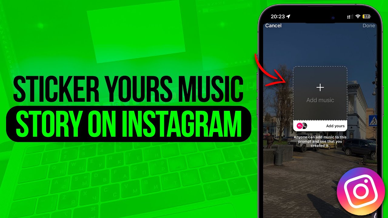 How to Use Add Sticker Yours Music Instagram Story I Full Guide - YouTube