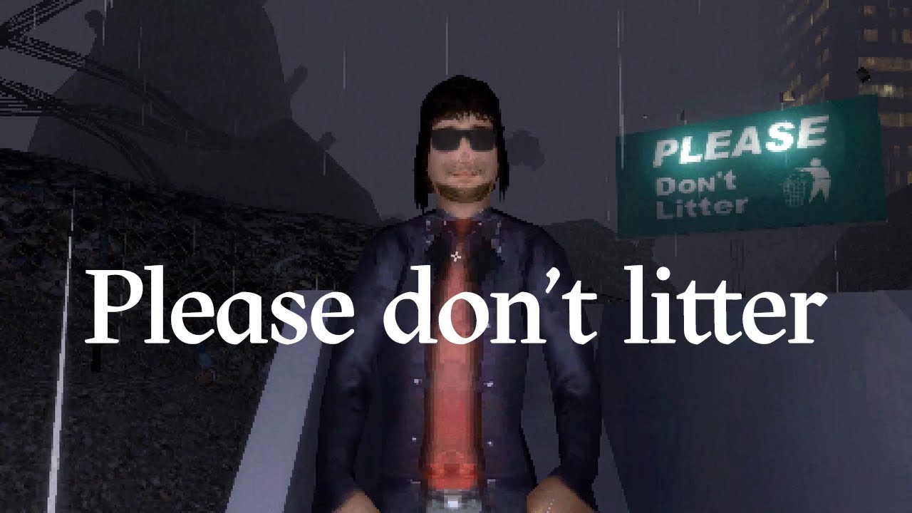 Please don't litter Adventure game - YouTube