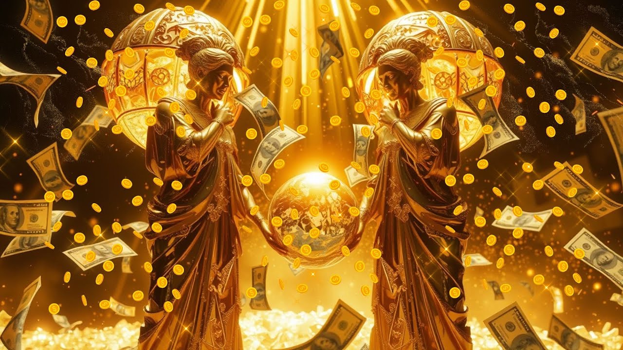 🌟 Golden Statue Wealth Music - Attract Prosperity, Abundance, and ...