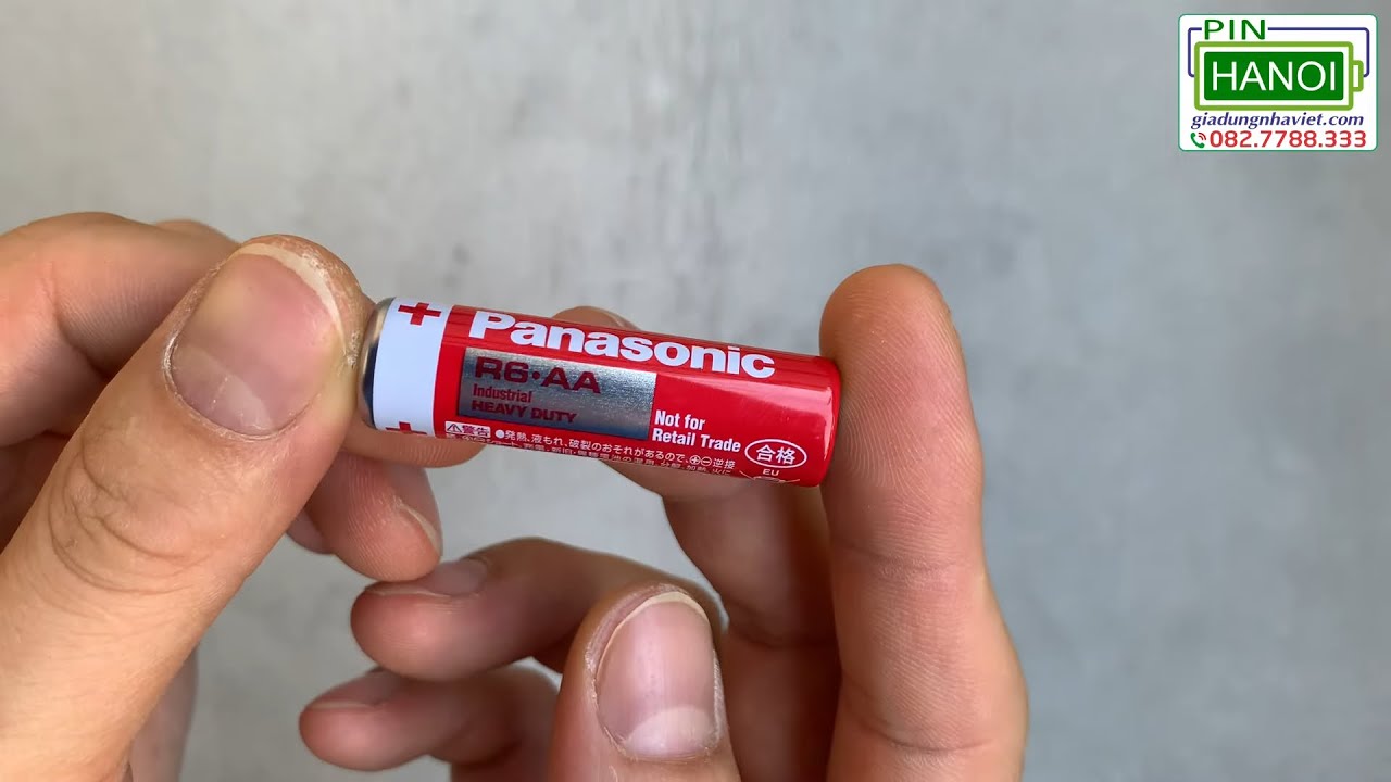 Pin tiểu Panasonic R6 AA industrial Heavy Duty R6DWD R6P 1.5V nội địa ...