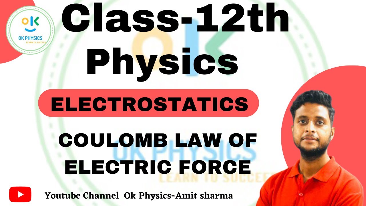 ELECTROSTATICS FORCE CLASS 12|| COULOMB LAW || IIT JEE NEET || 11 , 12 ...
