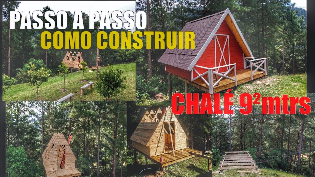 PASSO A PASSO COMO CONSTRUIR CHALÉ 9 MTRS QUADRADO - YouTube