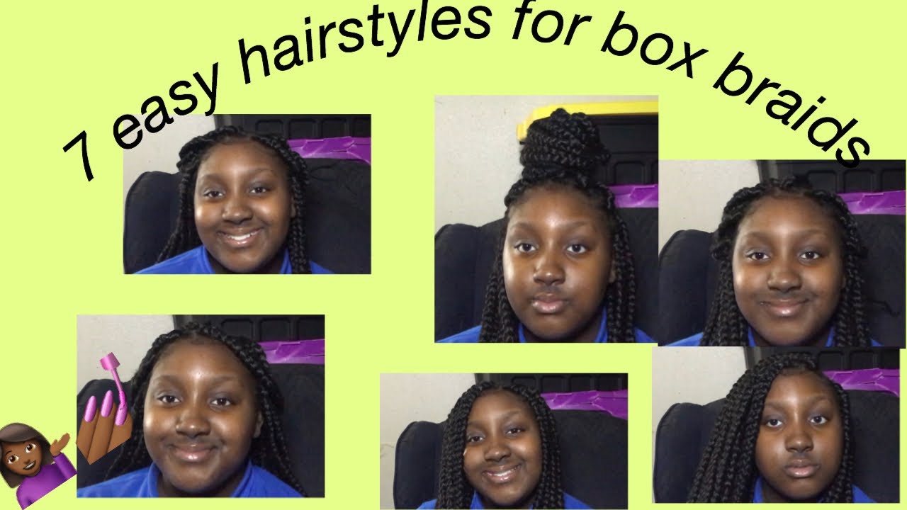 7 UGLY HAIRSTYLES ON BOX BRAIDS (IamCeniayh - YouTube