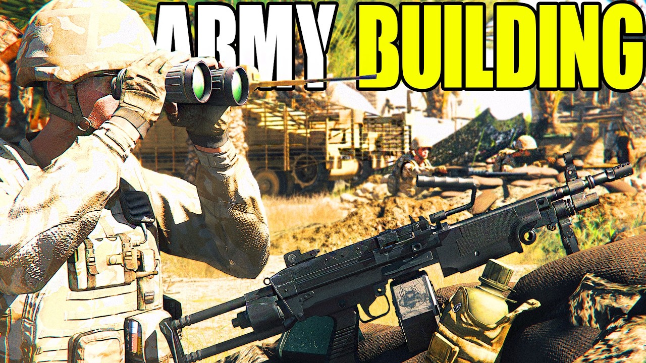 I built a Deadly MODERN ARMY to Invade the WW3 US MILITARY in this Army ...