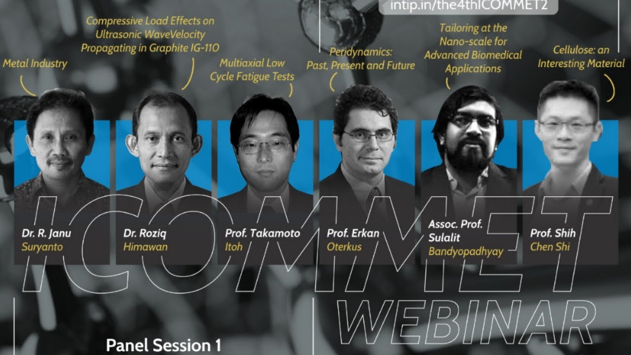 Webinar Panel Session 2 ICOMMET 2020 - YouTube