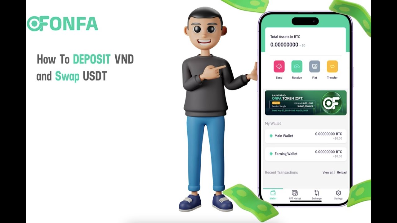 How To Deposit VND and Swap USDT | ONFA Official - YouTube