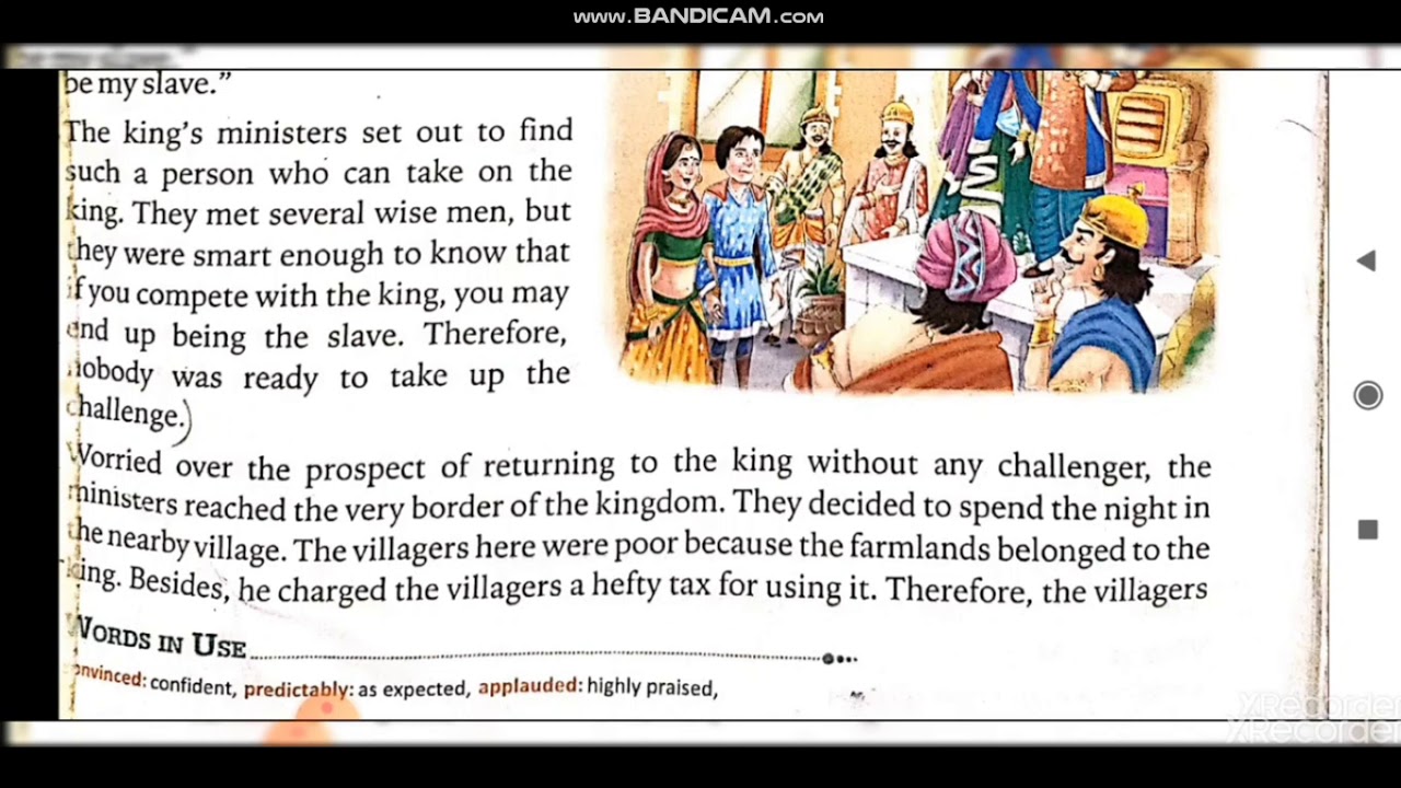 Class 6 - English Reader - Chapter 1 - (The foolish king) - YouTube