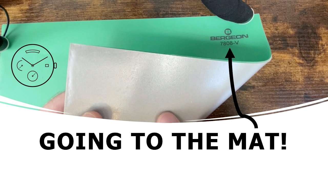The Best Watch Bench Mat - YouTube