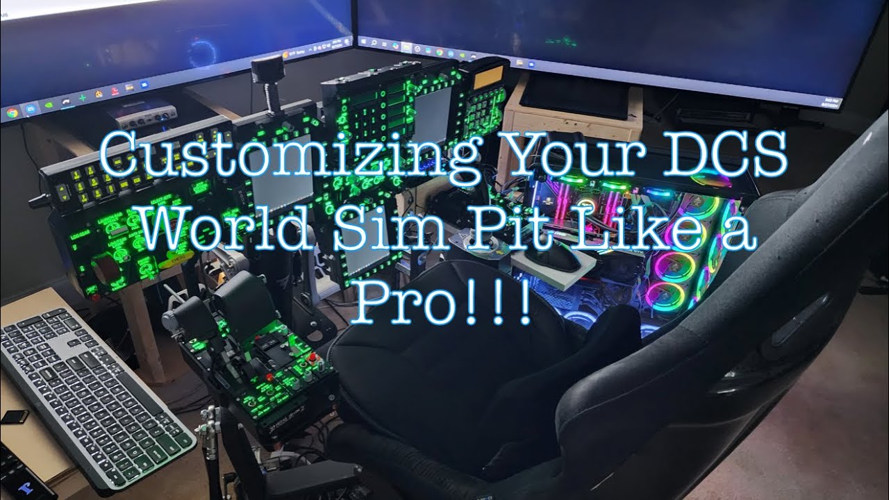 How to Mod your DCS/MSFS Flight sim pit like a PRO!!! - YouTube