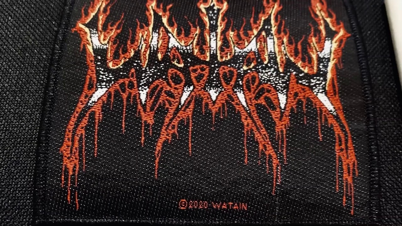 WATAIN FLAMING LOGO PATCH | HEAVY METAL OFFICIAL BAND MERCH - YouTube