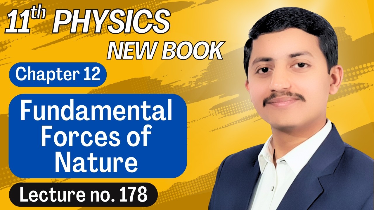 Fundamental Forces of Nature Class 11 Physics Chapter 12 New Book - YouTube