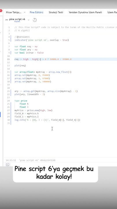 Pine Script 6 çıktı! #pinescript #indicator - YouTube