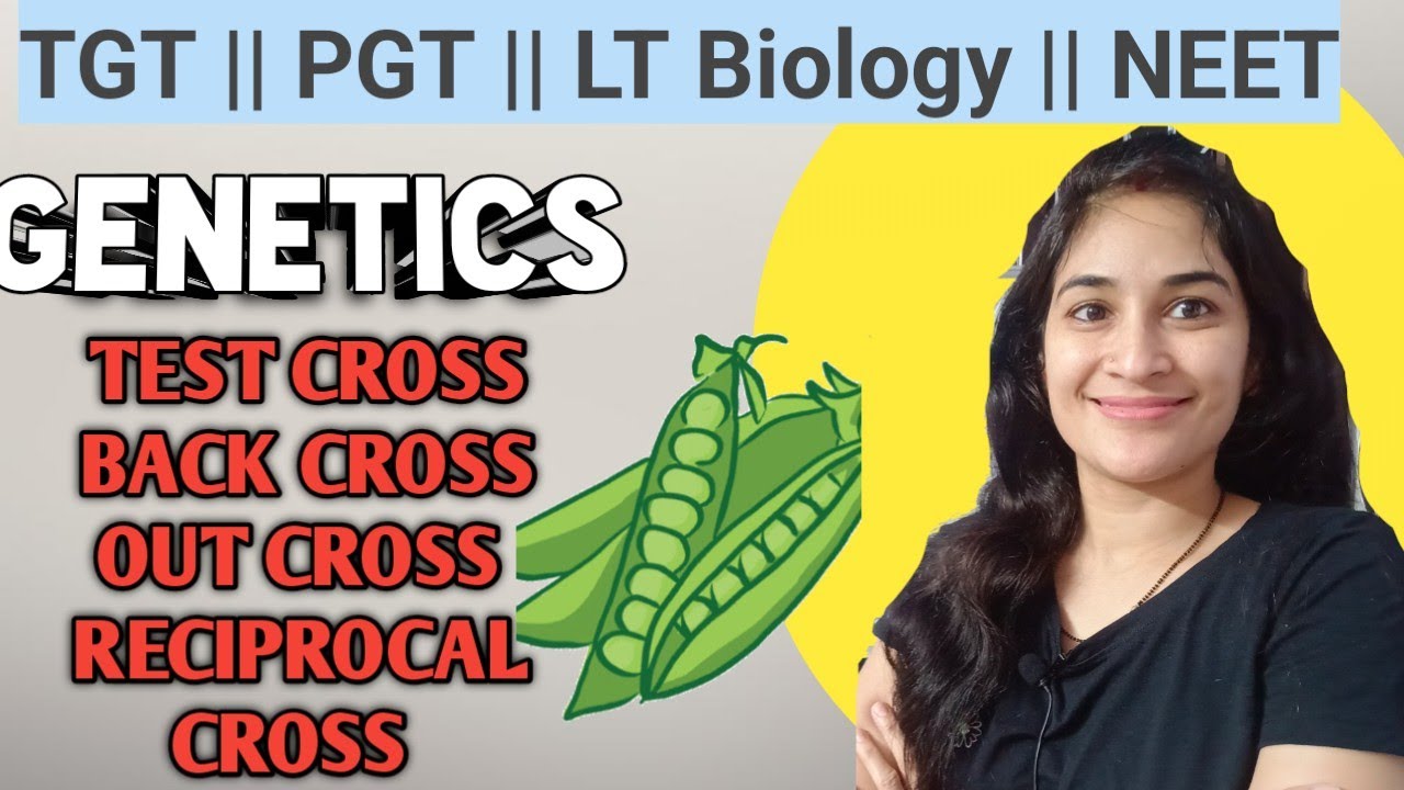 GENETICS|| TEST CROSS ||BACK CROSS||OUT CROSS|| RECIPROCAL CROSS|| NEET ...