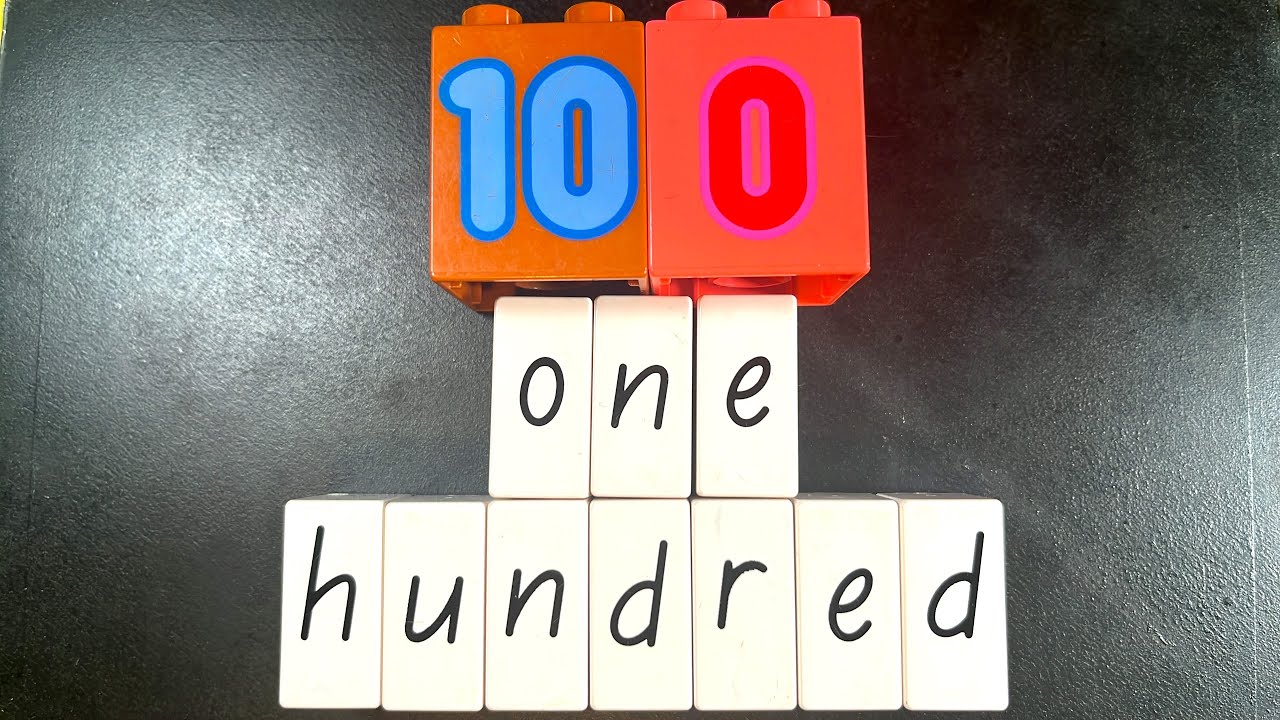 0 to 100 Duplo Number Blocks & Alphabet Block Number Names | Count 0 ...