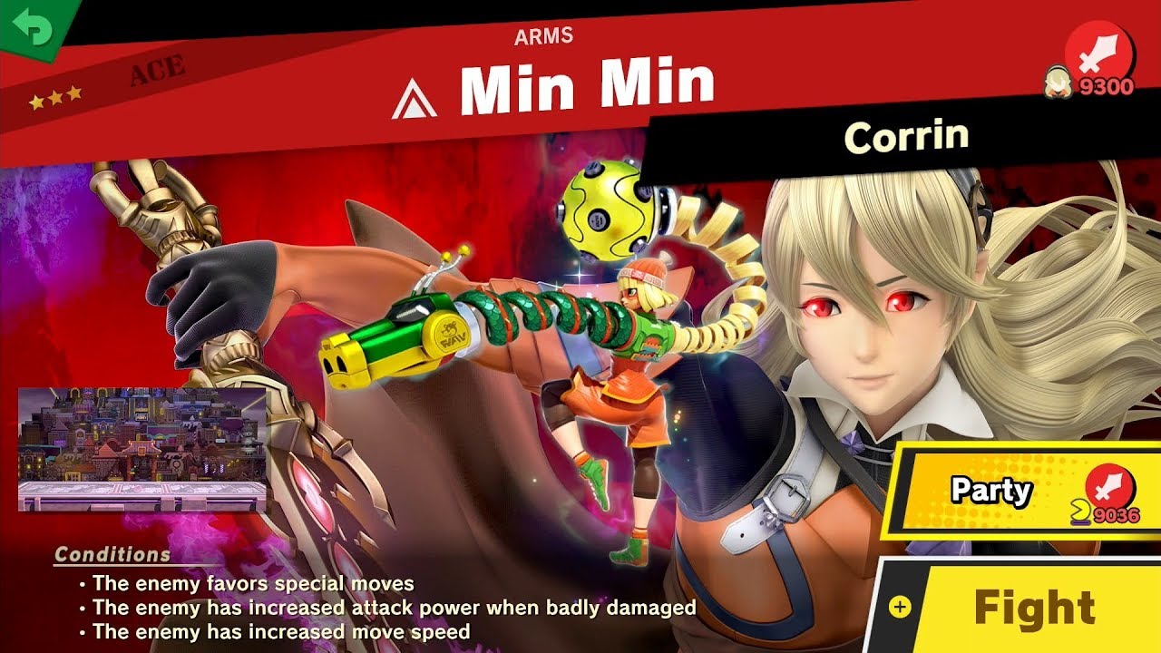 1289. Min Min - Fair Spirit Battle - Super Smash Bros. Ultimate - YouTube