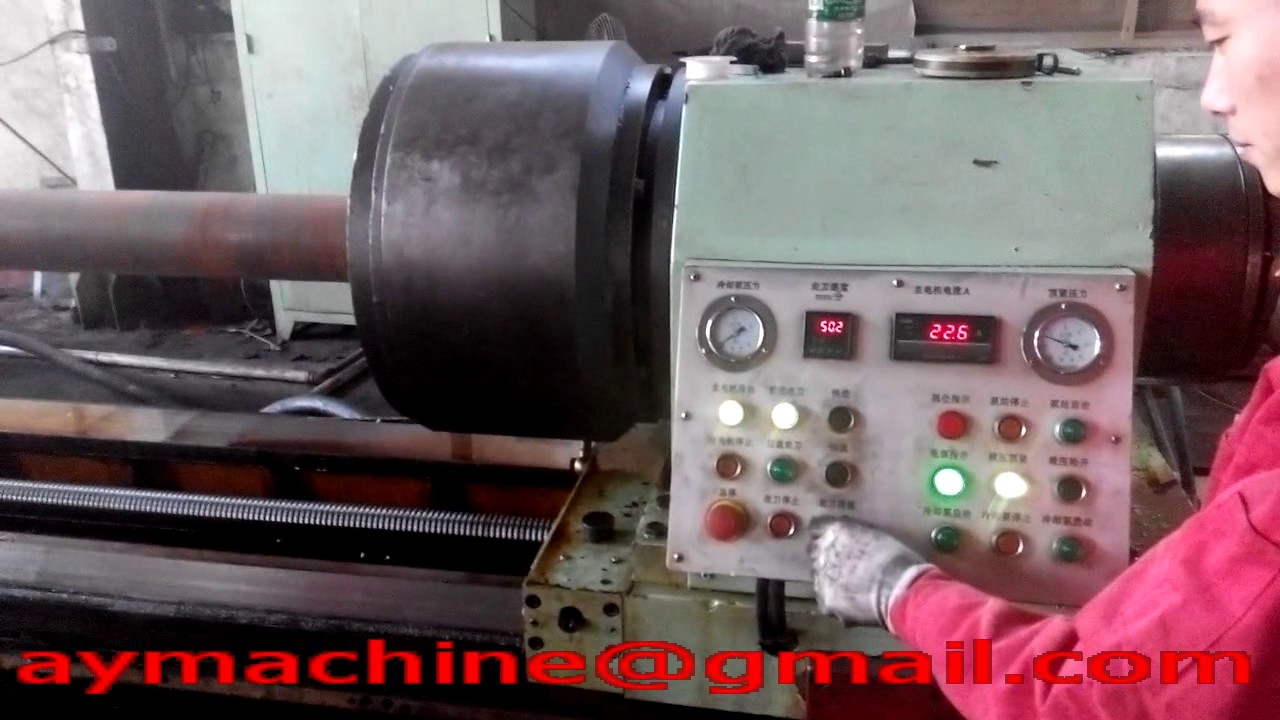 deep hole drilling and boring machine - YouTube
