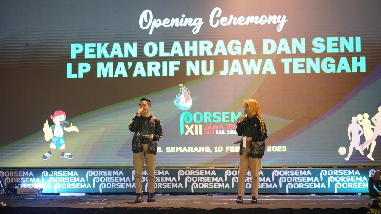 🔴 (LIVE) OPENING CEREMONY PORSEMA XII JATENG 2023 - LP MA’ARIF NU PWNU ...
