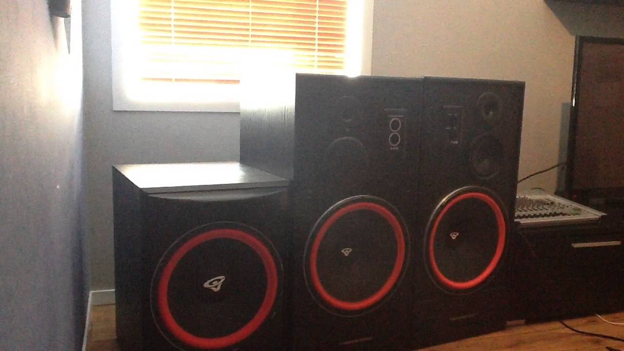 Cerwin Vega setup playing loud! - YouTube