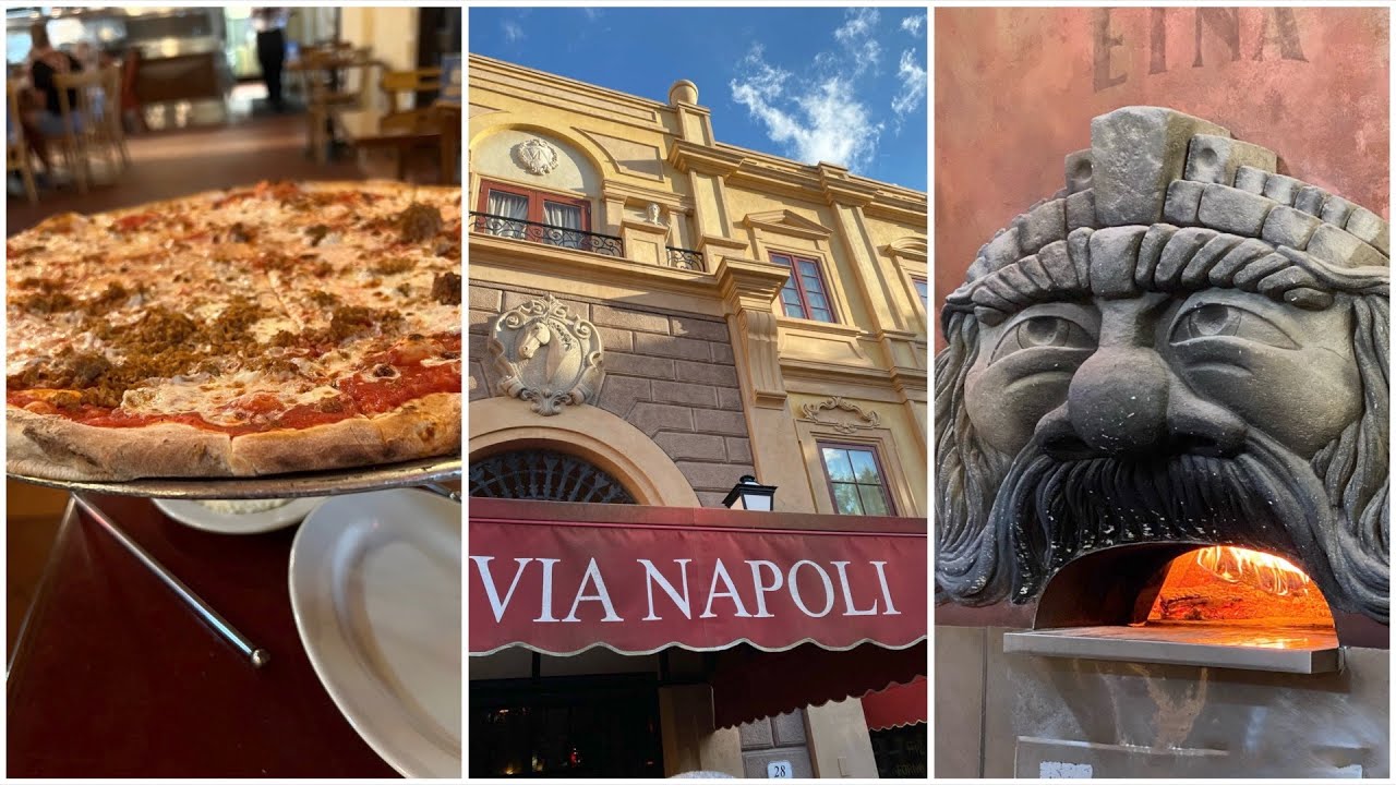 Dinner At Via Napoli In EPCOT | Italy Pavilion | Walt Disney World ...