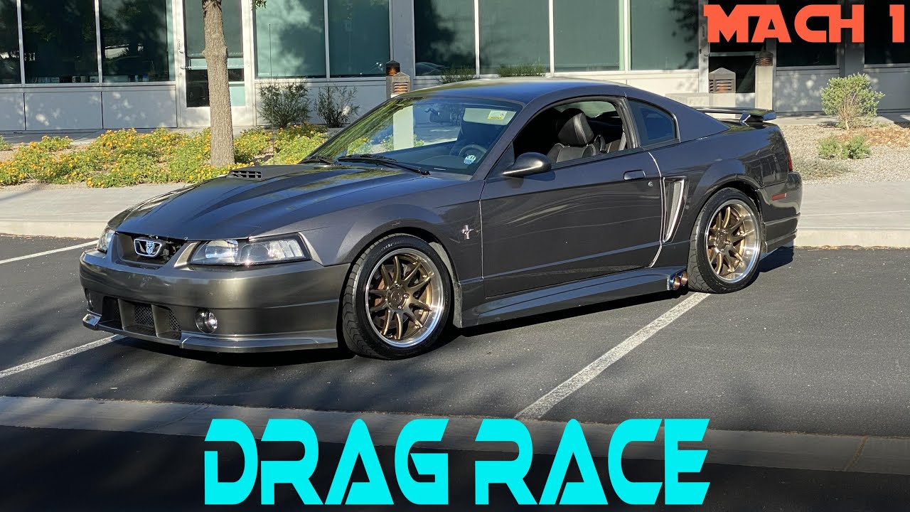 Racing my 04 Ford Mustang Mach 1 - YouTube
