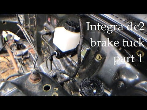 Integra brake tuck part 1 - YouTube