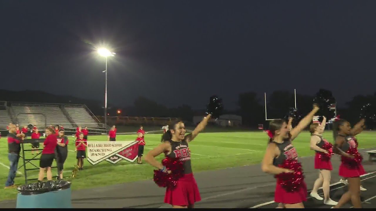 Nelson Field shines bright at night for the first time in history - YouTube