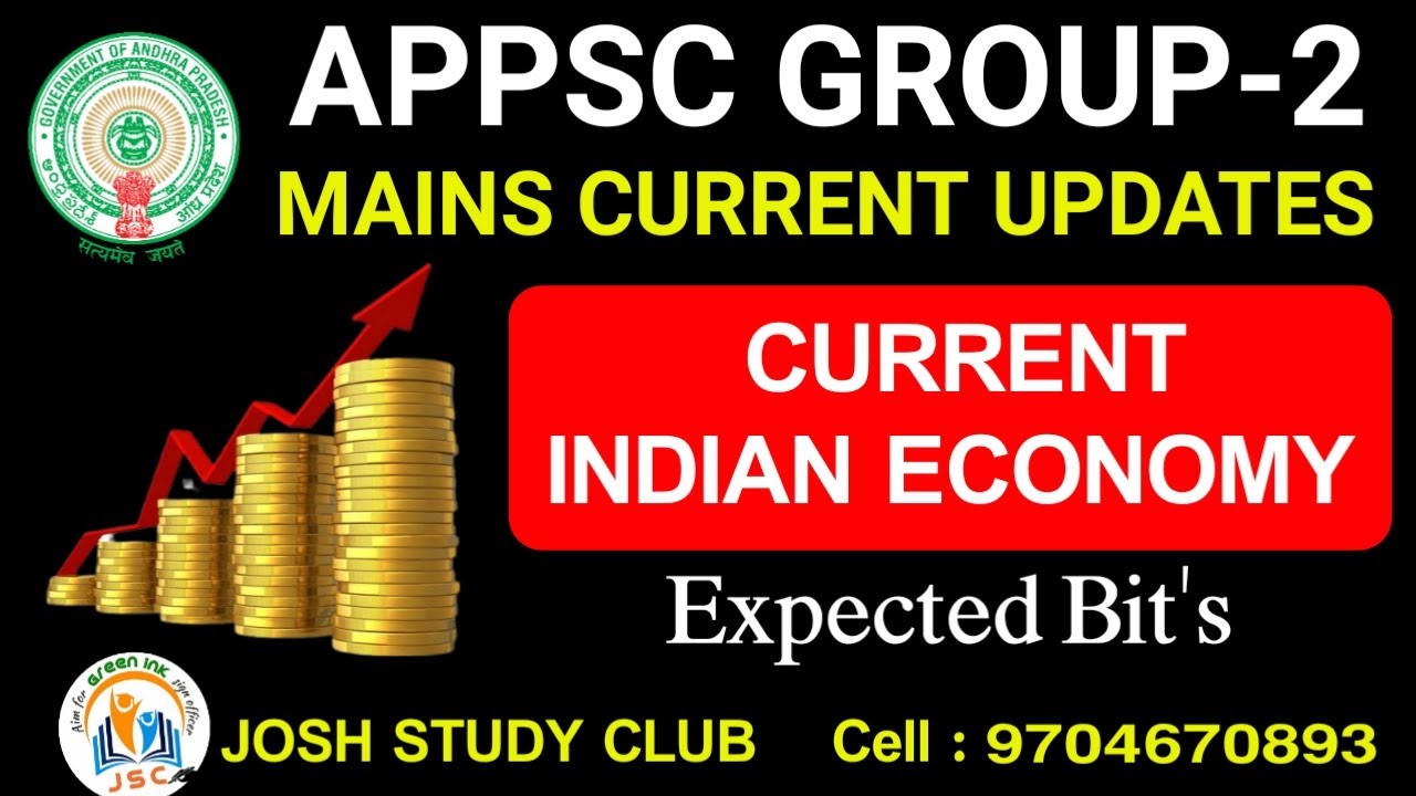 CURRENT ECONOMY BITS | APPSC GROUP 2 MAINS MOST EXPECTED BITS - YouTube
