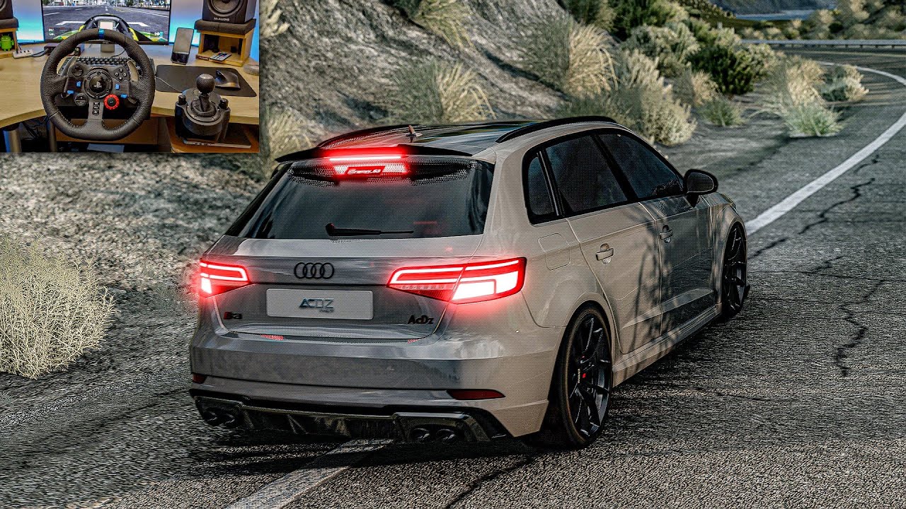 Audi RS3 Reality ultra 4k 60 fps wwith LG g29 - YouTube