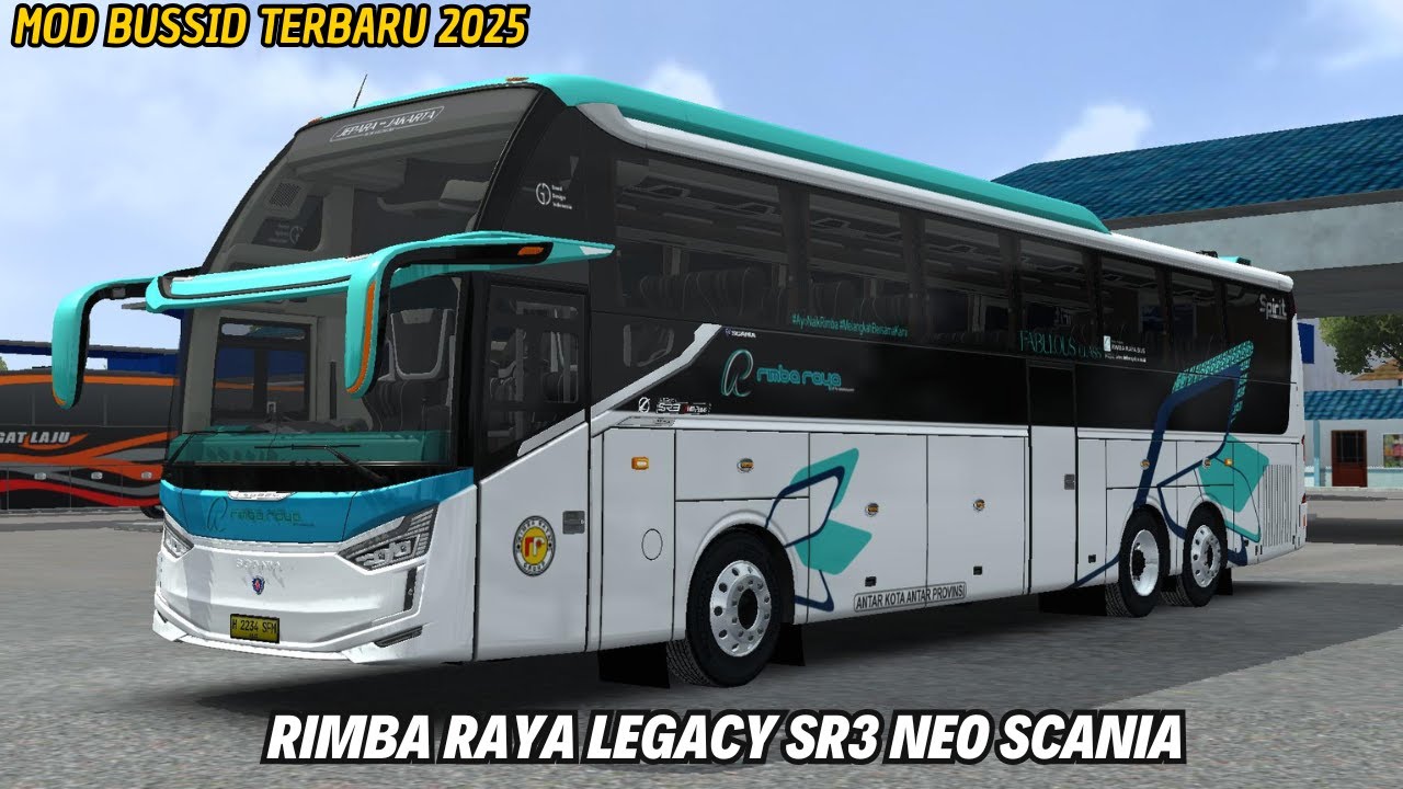 RIMBA RAYA LEGACY SR3 NEO SCANIA K410 CB BY ASXFM $ || MOD BUSSID ...