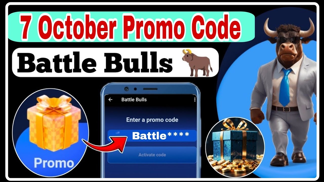 Battle Bulls Promo Code Today | Battle Bulls Promo Code 7 October ...