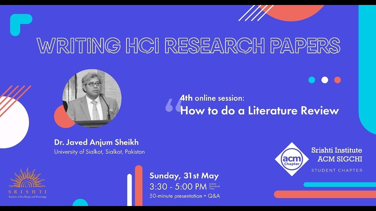4. How to do a literature review | Dr Javed Anjum Sheikh - YouTube