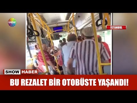 Bu rezalet bir otobüste yaşandı!