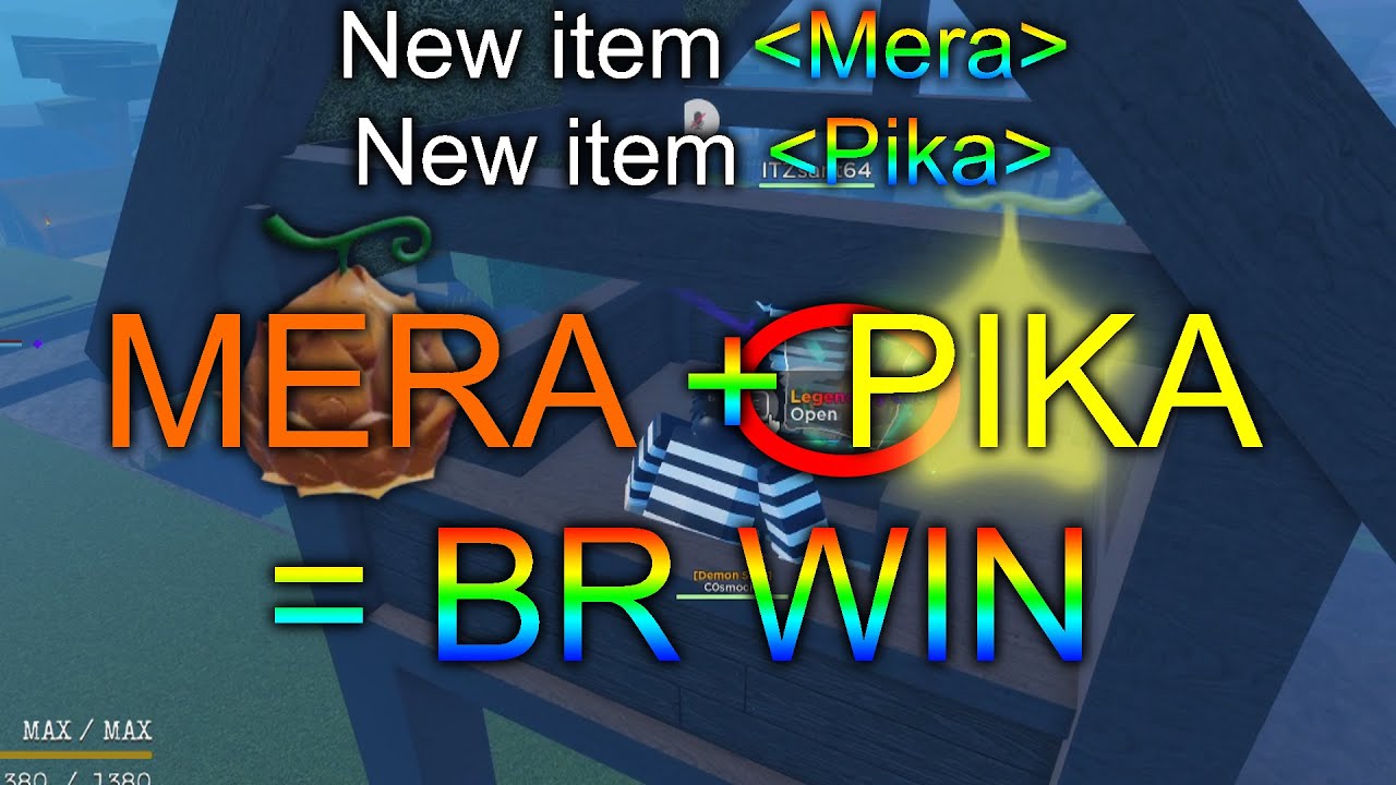 [GPO] MERA + PIKA DUO DOMINATE in GRAND PIECE ONLINE BATTLE ROYALE ...