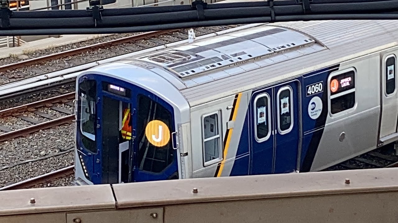 R211 Signed up to J to Broad St sitting at East New York Yard - YouTube