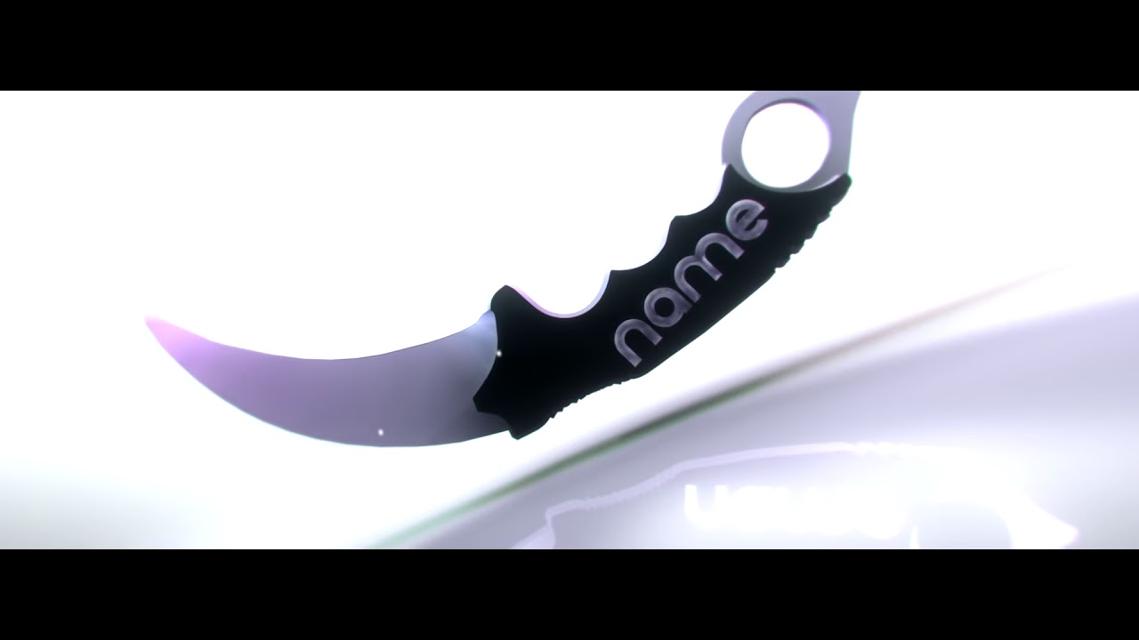 [C4D/AE] Free CS:GO Karambit Knife Intro Template #464 + FREE DOWNLOAD ...