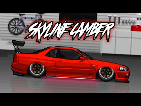 MODIF SKYLINE CAMBER😎 !? Pixel Car Racer - YouTube