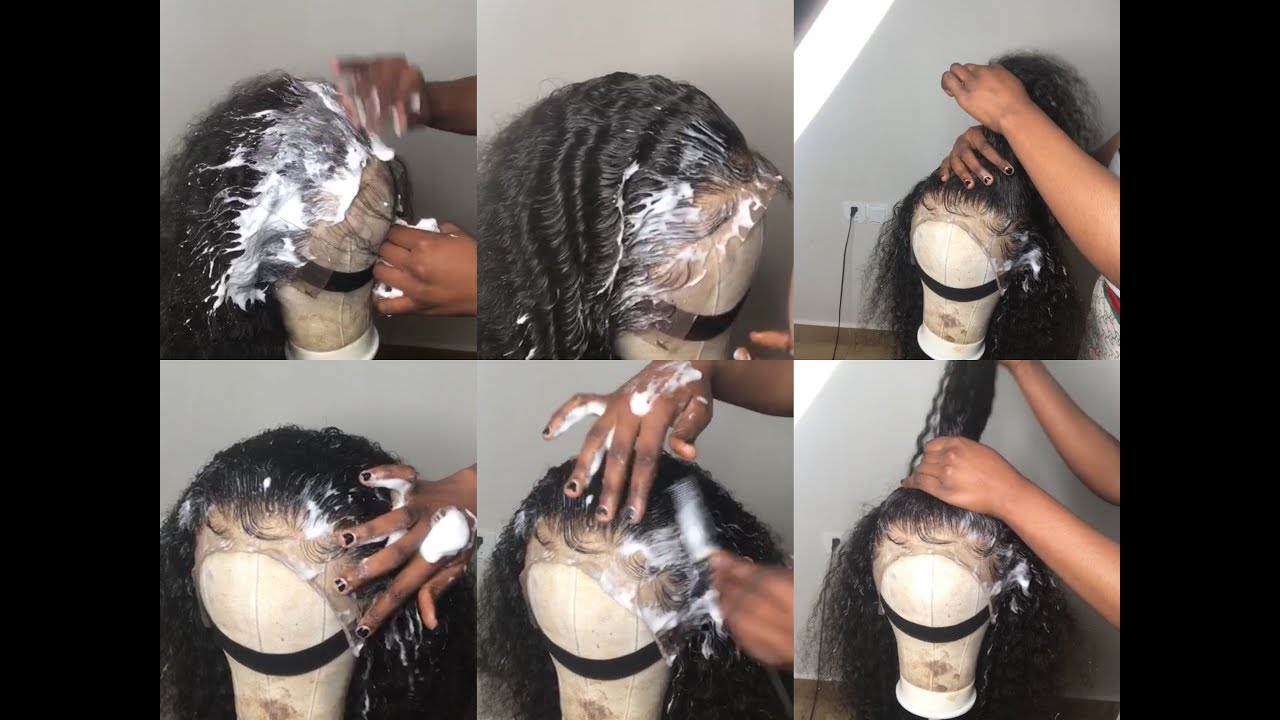 How to mold your wig | creating baby hair with moose | enhance your ...